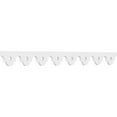 4"H x 5/8"P x 48"L Capistrano Architectural Grade PVC Running Trim ...