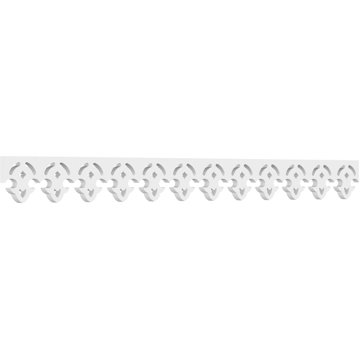 4"H x 5/8"P x 48"L Madison Architectural Grade PVC Running Trim ...