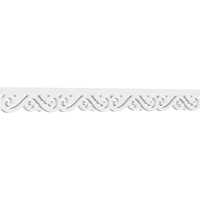 4"H x 5/8"P x 48"L Parker Architectural Grade PVC Running Trim ...
