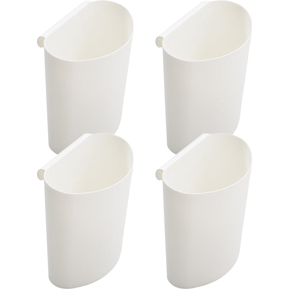 4 Hanging Cup Holders Trolley Storage Bins Rolling Cart Accessories ...