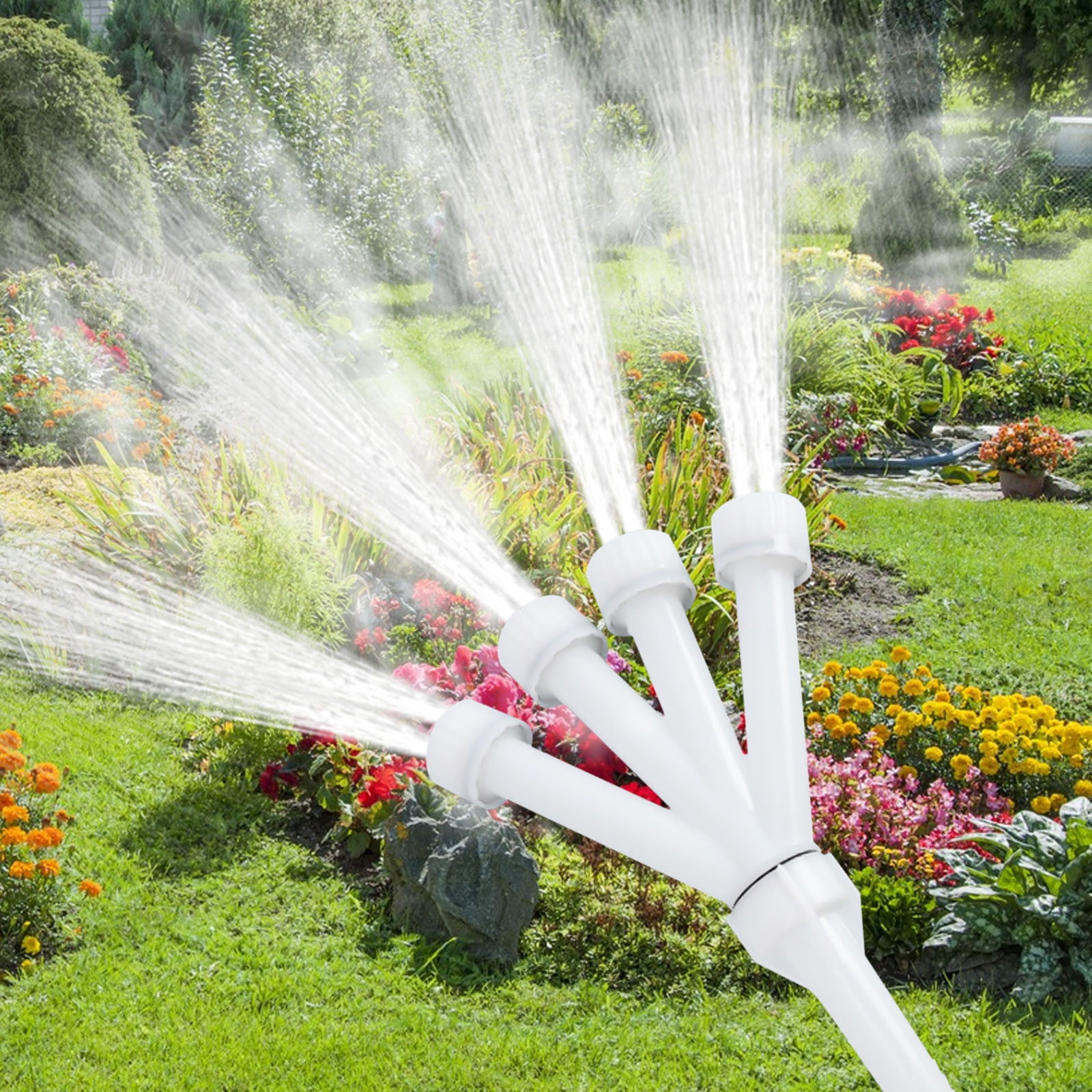 4-Head Garden Sprinkler Porous Spray Head, Garden Tools Sprinkler ...