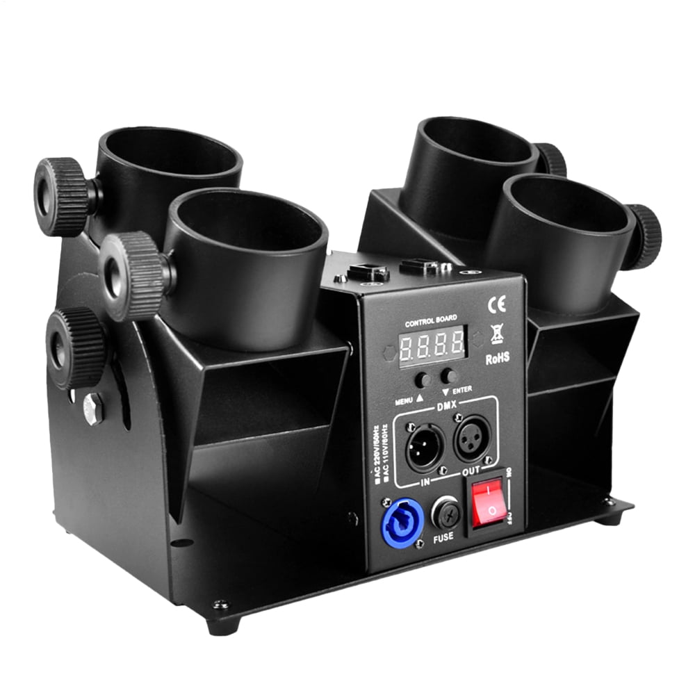 4 Heads Confetti Blower Machine, Wireless Remote-Operated Confetti ...