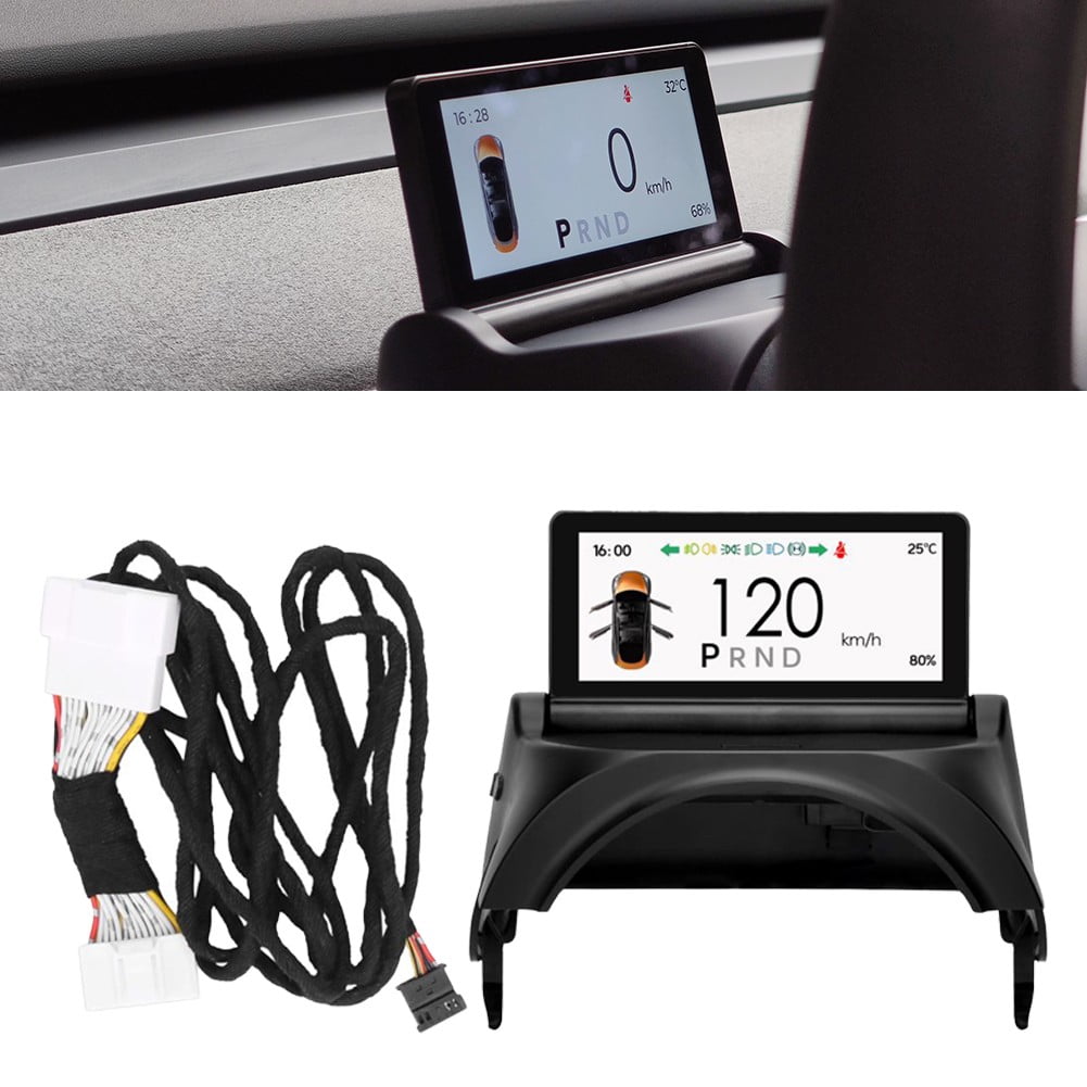 4'' Heads Up Display For Tesla Dashboard Cluster Instrument LCD ...