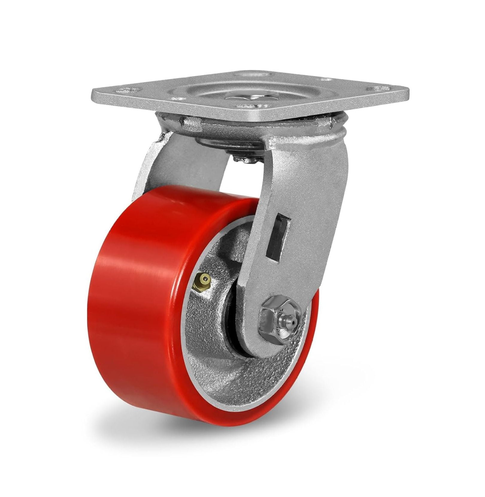 4" Heavy Duty Casters, Swivel Polyurethane Caster Wheels with Load ...