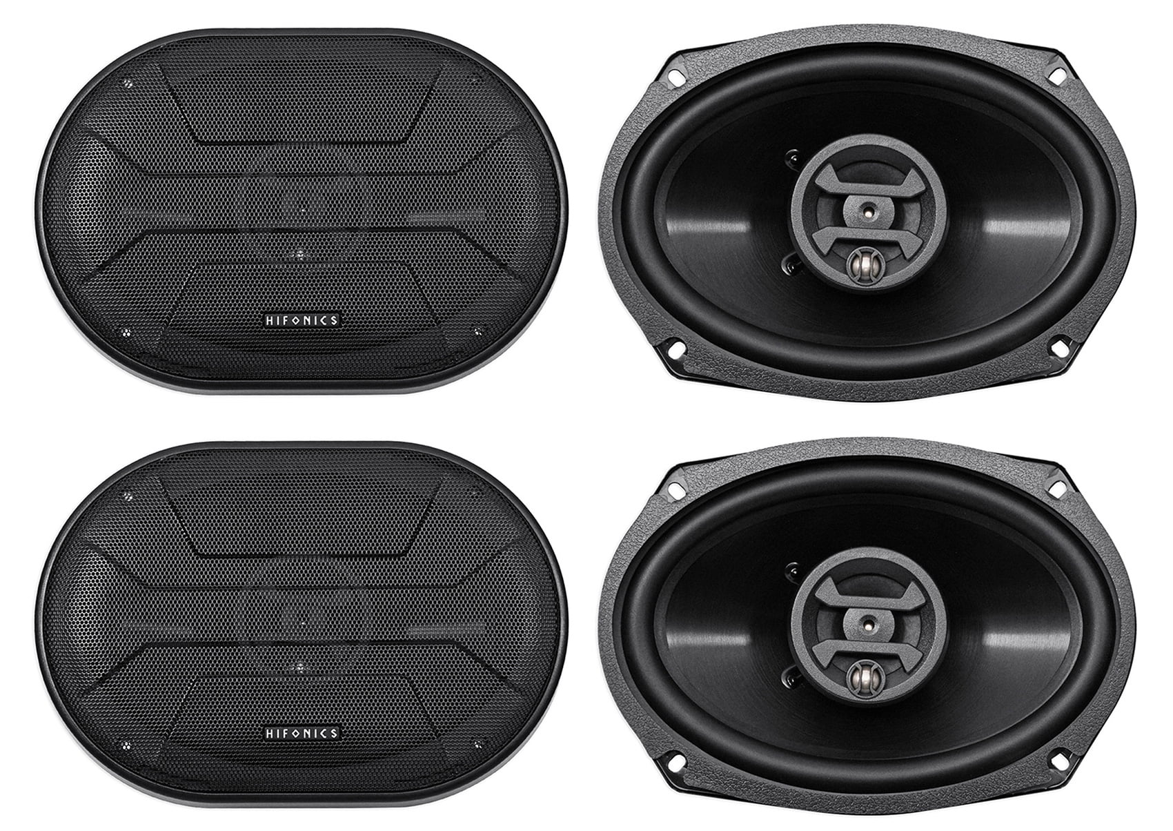 Hifonics ZS693 Zeus 6x9 Inch 1600W 3-Way Coaxial Car Audio Speakers ...
