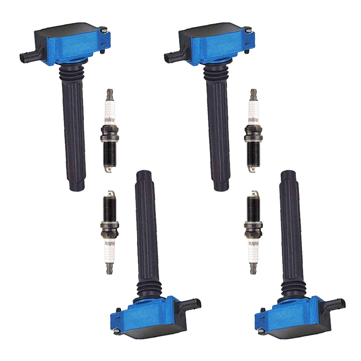 4 High Performance Ignition Coils and 4 Autolite Spark Plugs Compatible ... 4 High Performance Ignition Coils and 4 Autolite Spark Plugs Compatible ...