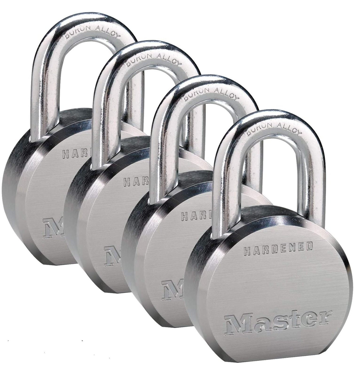 - (4) High Security Pro Series Keyed Alike Padlocks 6230NKA-4 w ...
