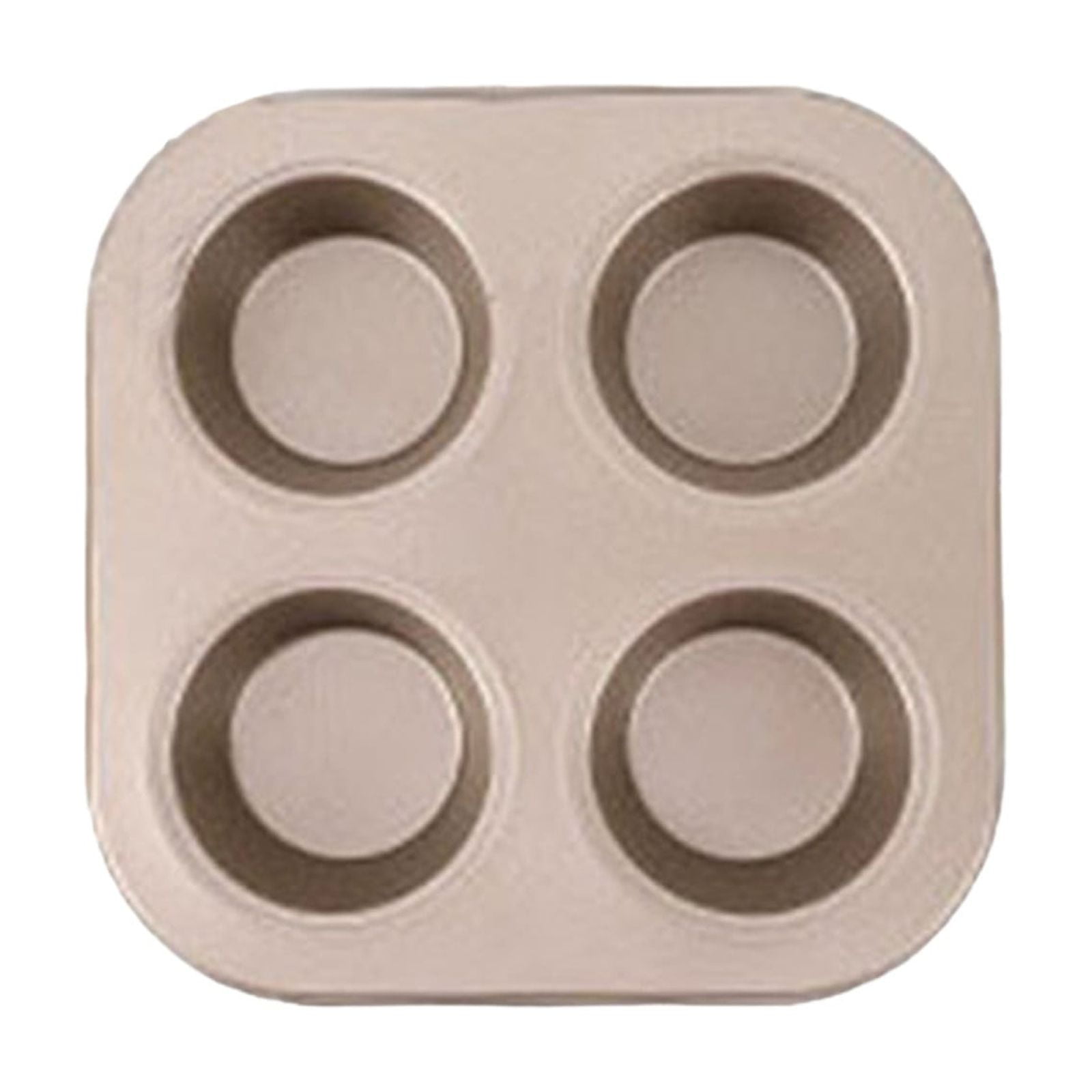 4-Hole Cake Pan Mould, Non-Stick Cupcake Baking Pan Mini Pie Pans ...