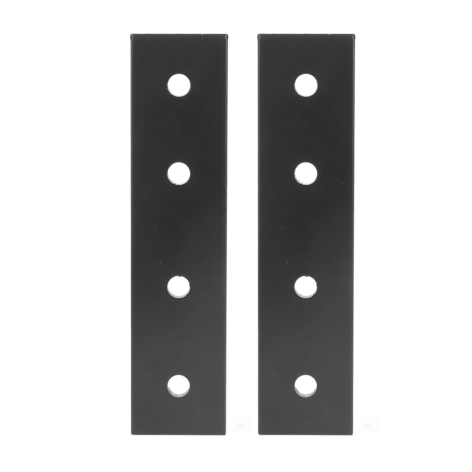 4 Hole Connecting Plate, Flat Straight Brackets 2PCS Glossy Finish For ...