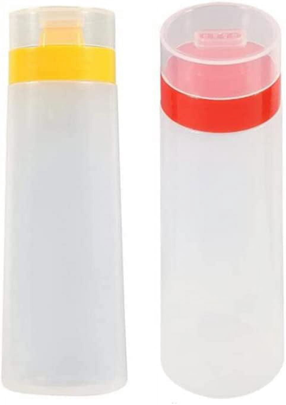 4 Hole Jam Squeeze Bottle with Cap Lids, 300ml Large Capacity Leak ...