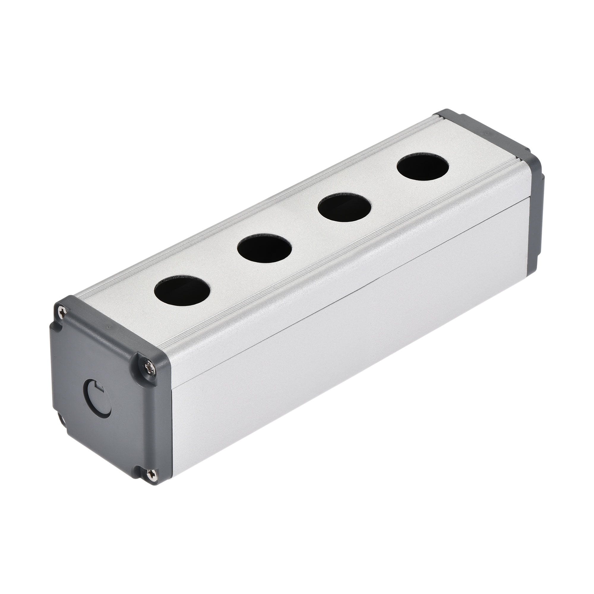 4 Holes 16mm Aluminum Switch Button Station Boxes with a PG7 Cable ...
