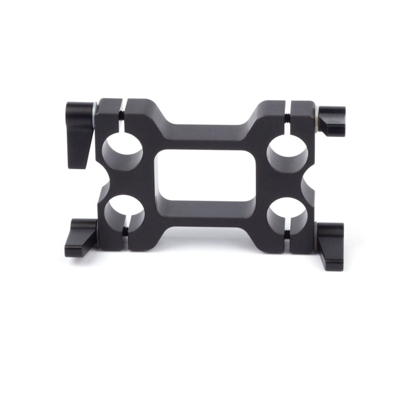 4-Holes 25mm Rising Riser 15mm Rod Clamp Light Studio Support Rail DSLR ...