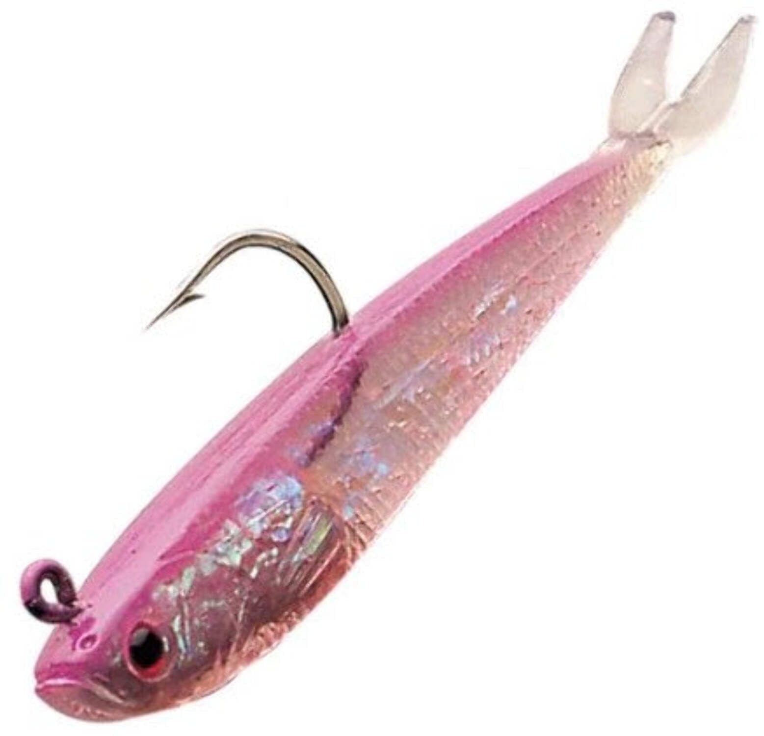 4" Holographic Split Tail Minnow - 2/0 - (1/2 oz) - Walmart.com