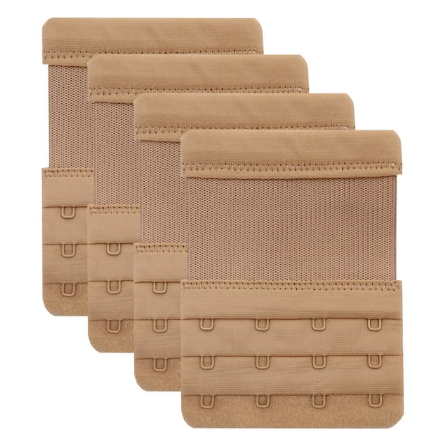 Tamlien 4 Hook Bra Extendersstretchy Soft And Comfortable Bra Strap