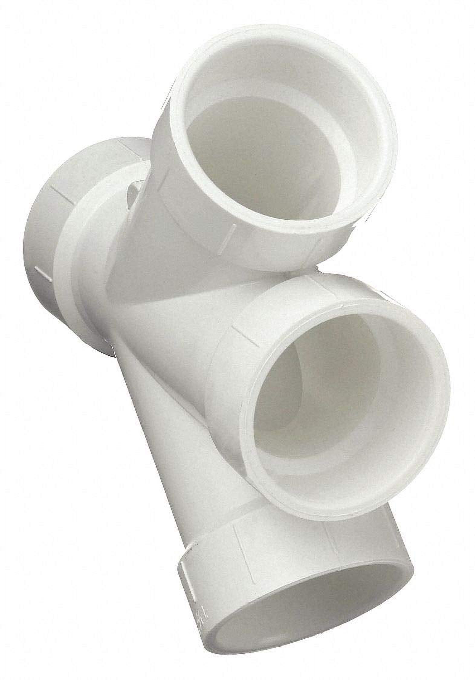 4" Hub PVC DWV Double Wye - Walmart.com