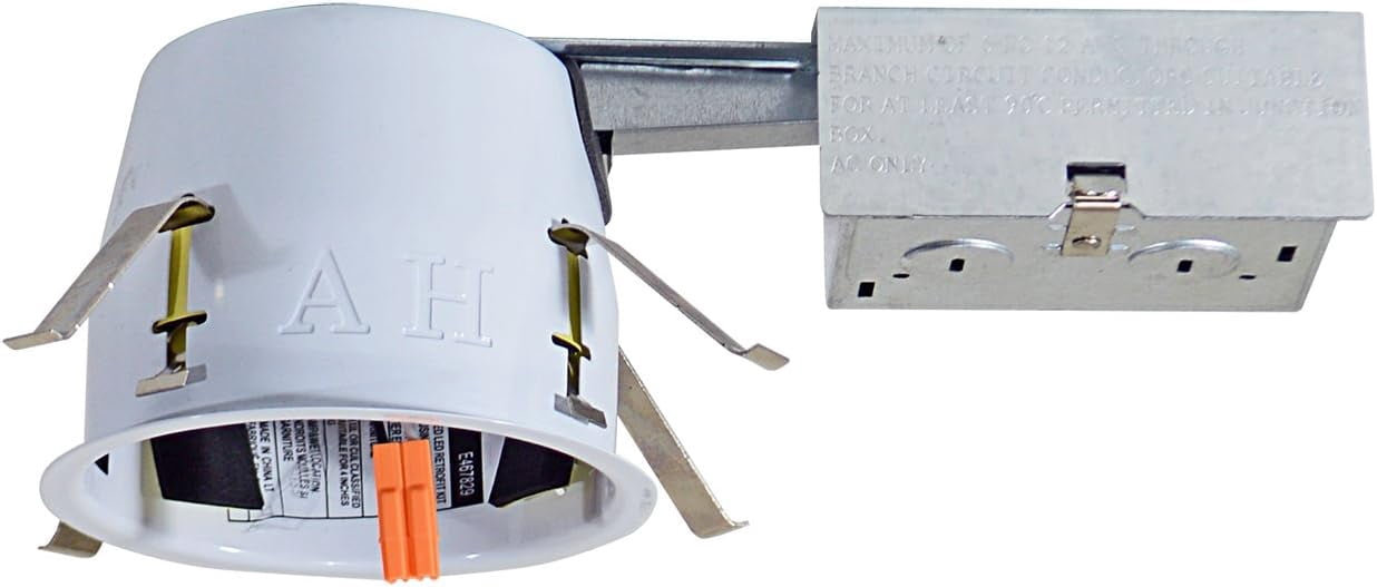 4” IC LED CAN REMODEL Shallow HOUSING (Pack of 6) - Walmart.com