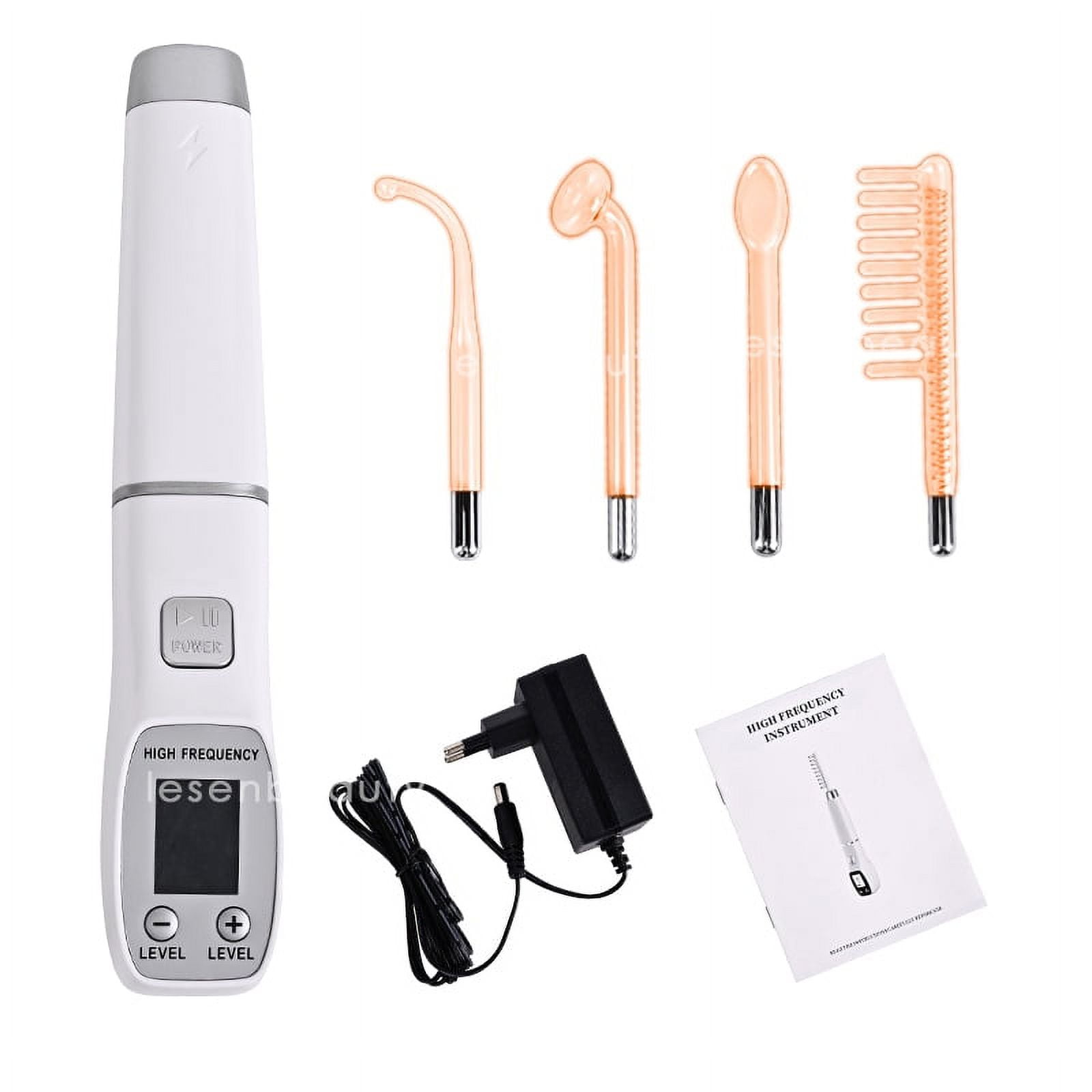 4 IN 1 High Frequency Facial Massager Machine For Hair Face Anti Aging ...