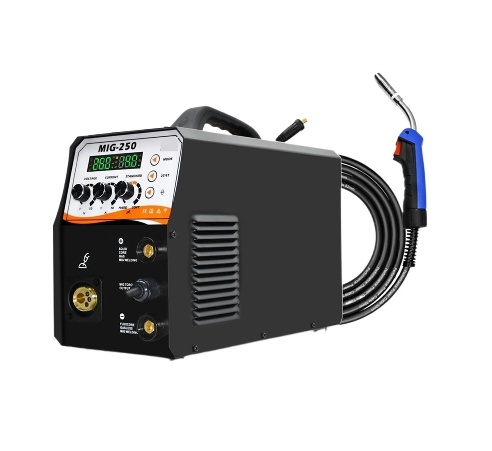 4 IN 1 MIG Semi-automatic Welding Machine,Gas Gasless No Gas ARC TIG ...