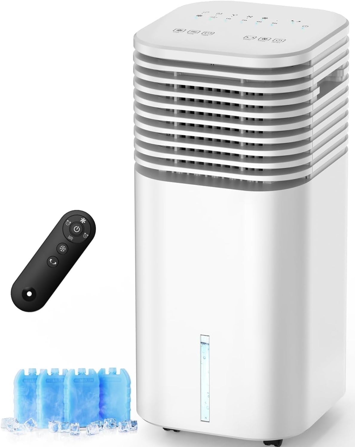 24inch Windowless Portable Air Conditioner, 4 Modes & 3 Speeds, 15h ...