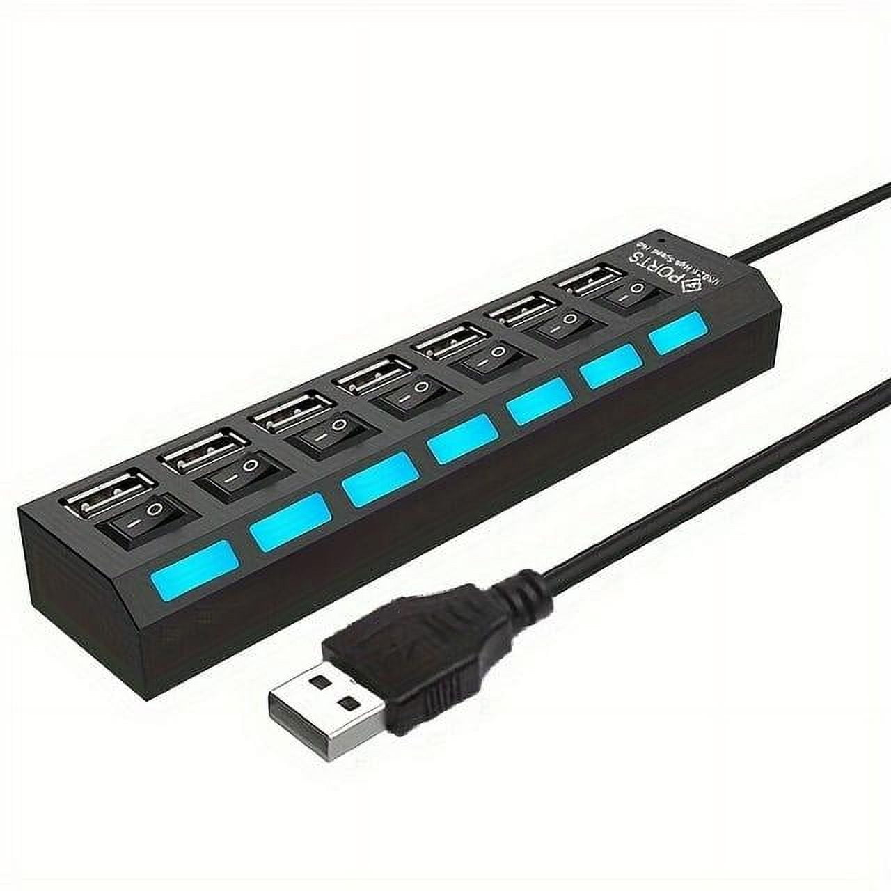 4 IN 1 USB HUB 7 IN 1 USB 2.0 HUBS USB Connectivity With 4-Port/7-Port USB 2.0 HUB LED Power ...