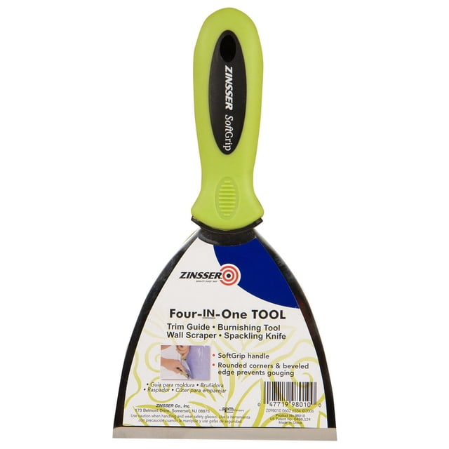 4-IN-1 Zinsser 98010 Wallcovering Tool 4-IN-1 Wallpaper Trim Tool ...