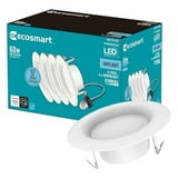 4-INCH White Integrated LED Recessed Trim, Daylight (4-Pack) - Walmart.com