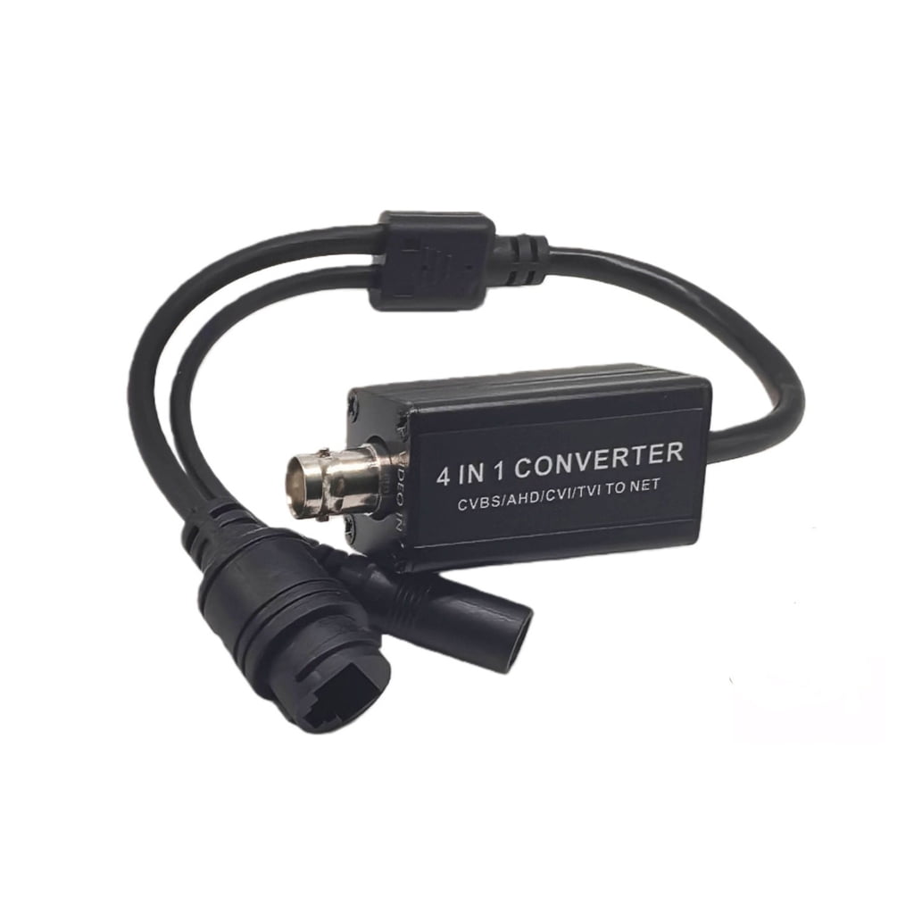 4 In 1 Analog To Converter Adapter For CCTV Security Cameras With BNC ...