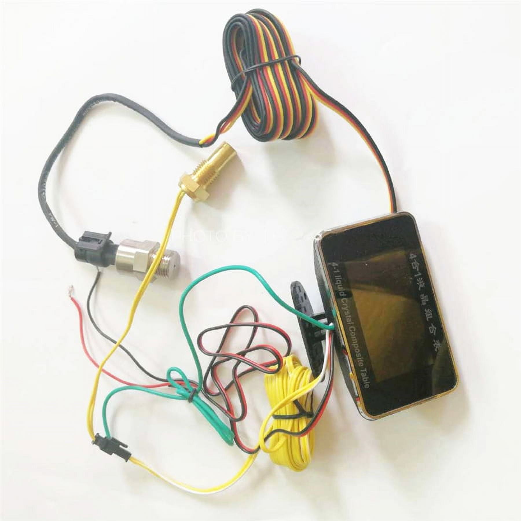 4 In 1 Digital LCD Car Truck Water Temperature Gauge/Oil Pressure/Fuel/Volmeter - Walmart.com