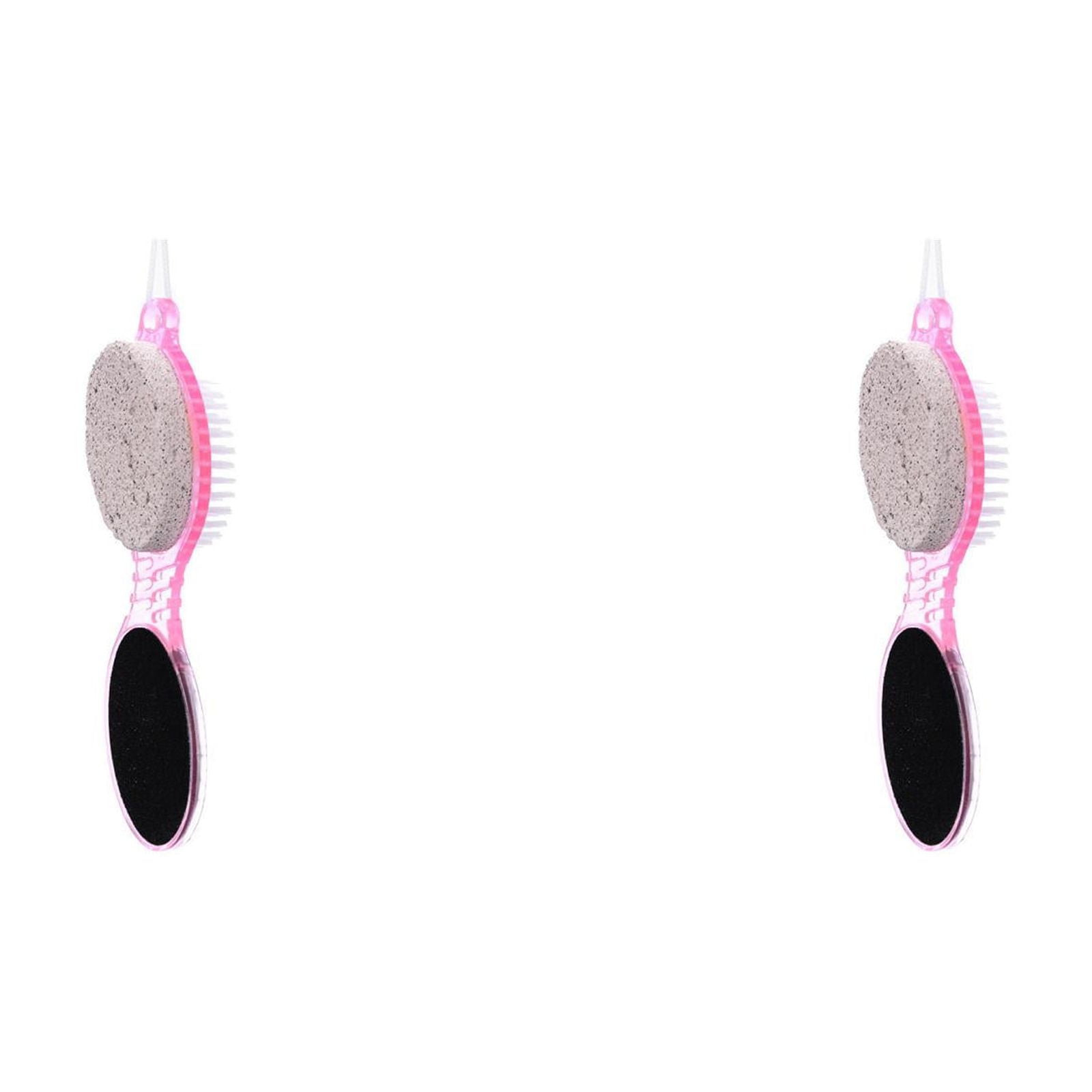 4 In 1 Foot Care Stone Brush Pumice Scrubber Pedicure Exfoliate Remover ...