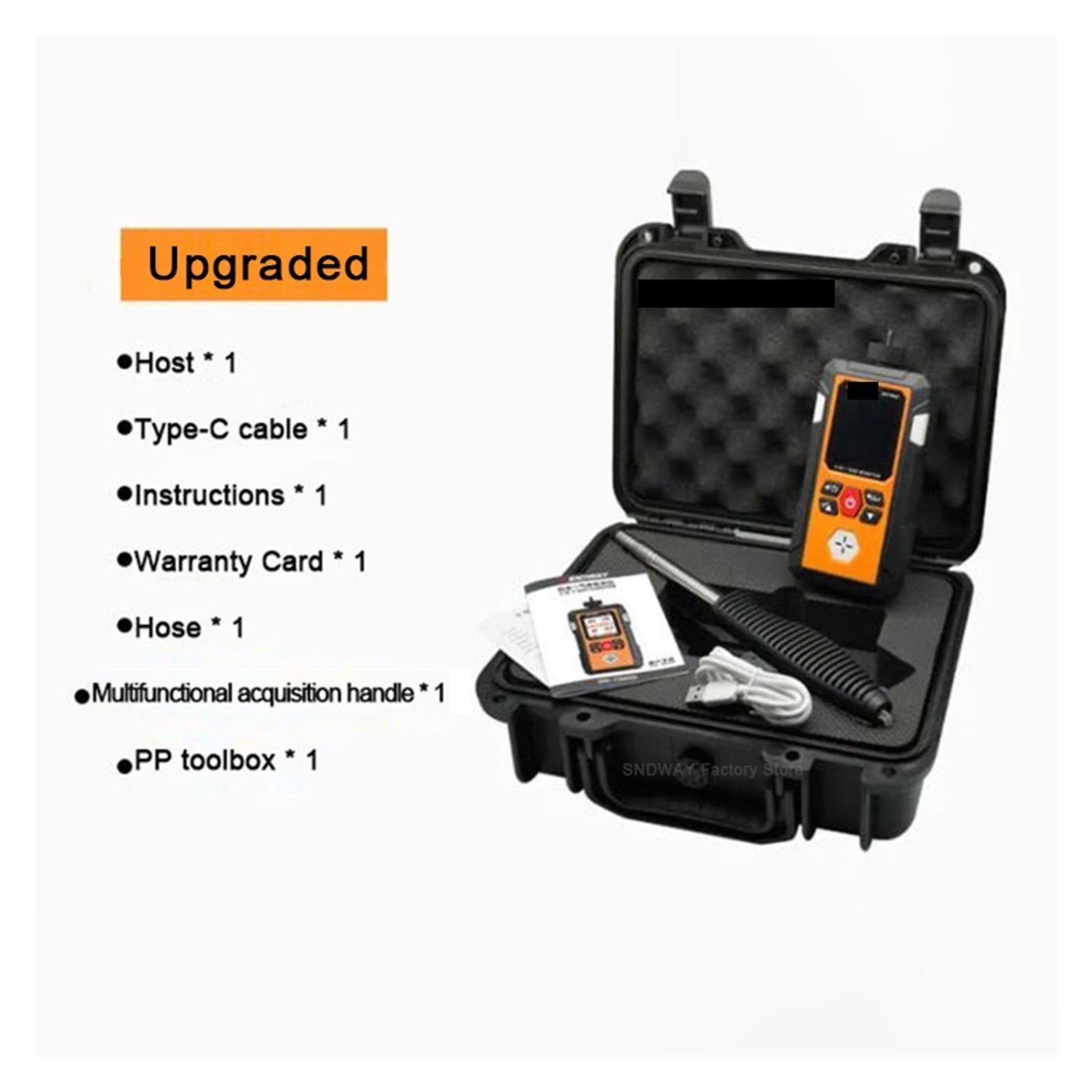 4 In 1 Gas Detector O2 Ex H2S CO Portable Oxygen Combustible Gases Hydrogen Sulfide Carbon ...