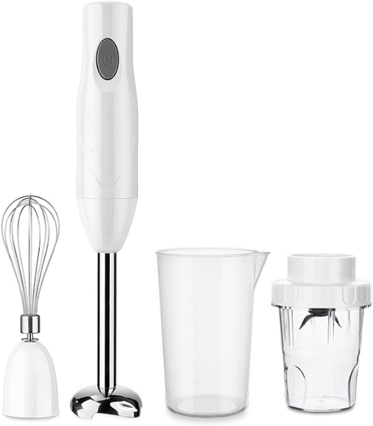 4 In 1 Hand Blender Powerful 150W Mixer Stainless Steel Blender Beaker ...