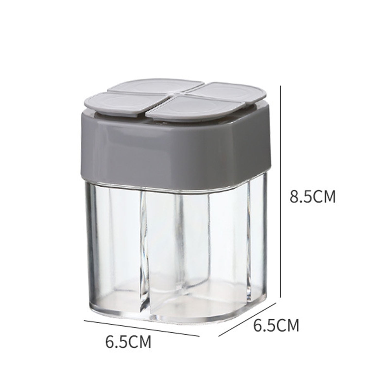 4 In 1 Kitchen Seasoning Box Flip Top Design Spice Containers Spice Jar ...