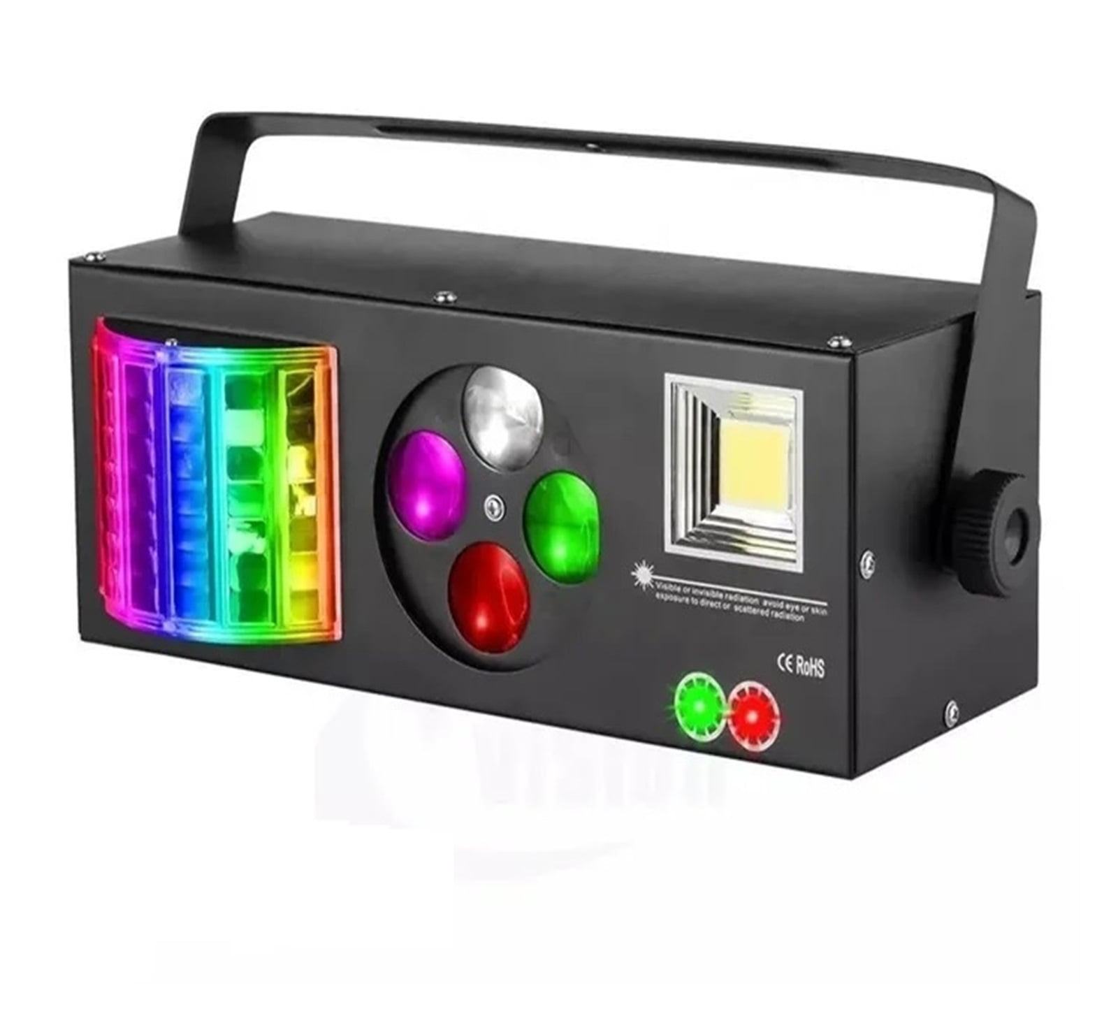 4 In 1 LED Effect Flash Gobo Strobe Derby Light DMX512 Disco Club Party ...