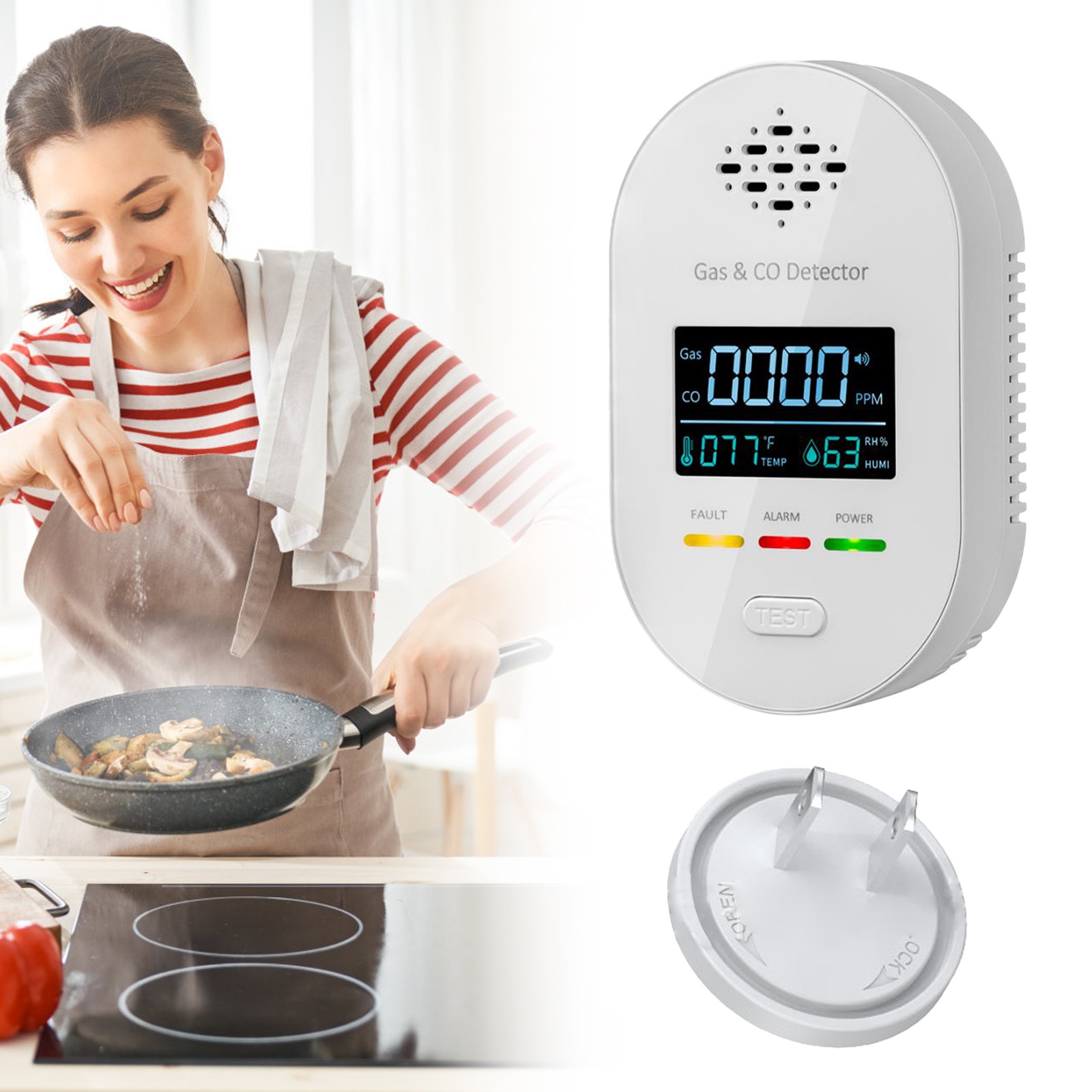 4 In 1 Leak Detectors And Detectors Detectors Plug In Natural Propane ...