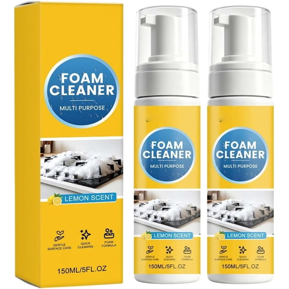 4-In-1 Multi-Enzyme Foam Cleaner, Multi Purpose Foam Cleaner Spray for ...