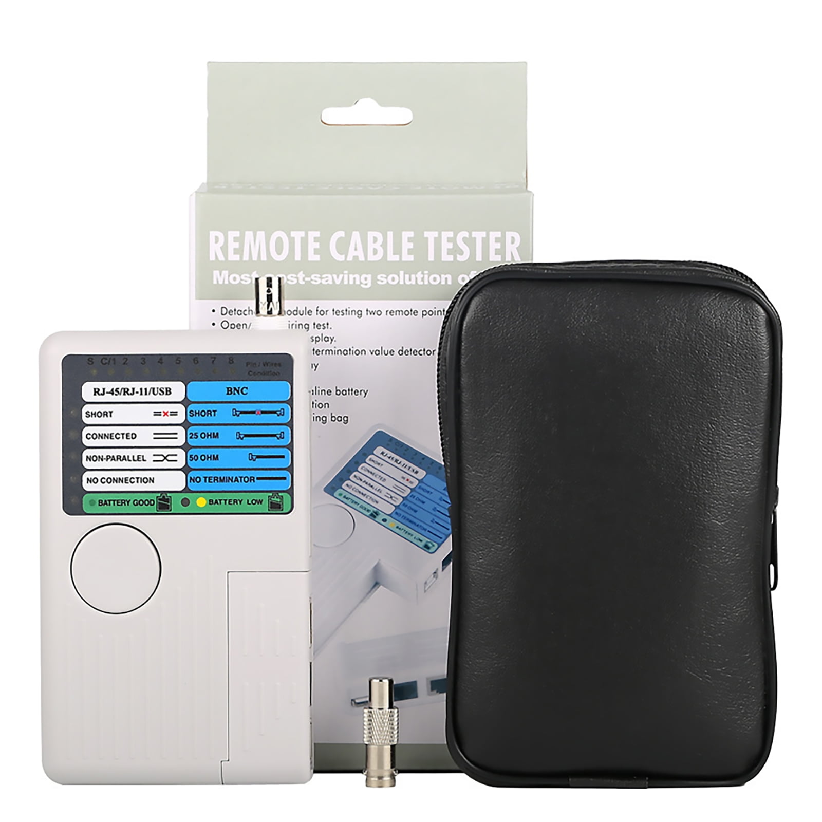 4 In 1 Network Cable Tester Wire Tester RJ45/RJ11/USB/BNC LAN Cable ...