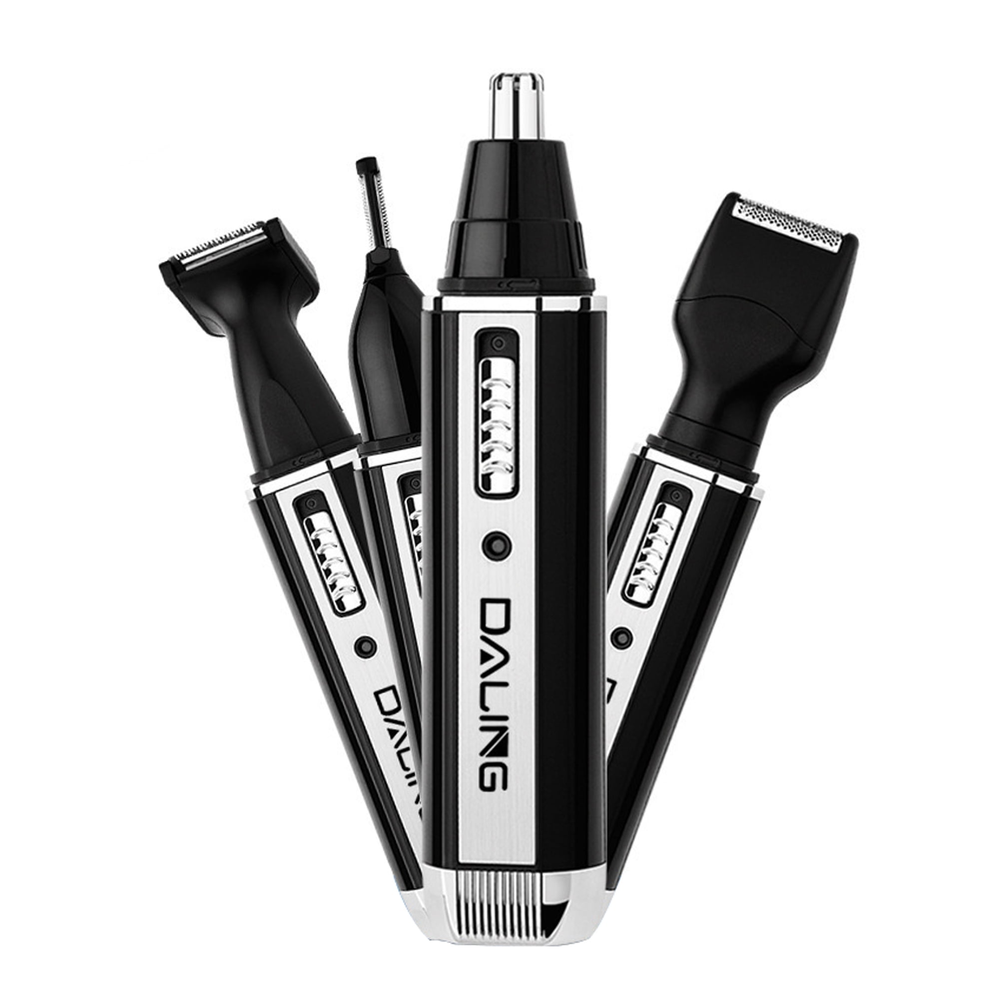 4 In 1 Nose Hair Trimmer Eyebrow Sideburn Beard Shaver for Men & Women ...