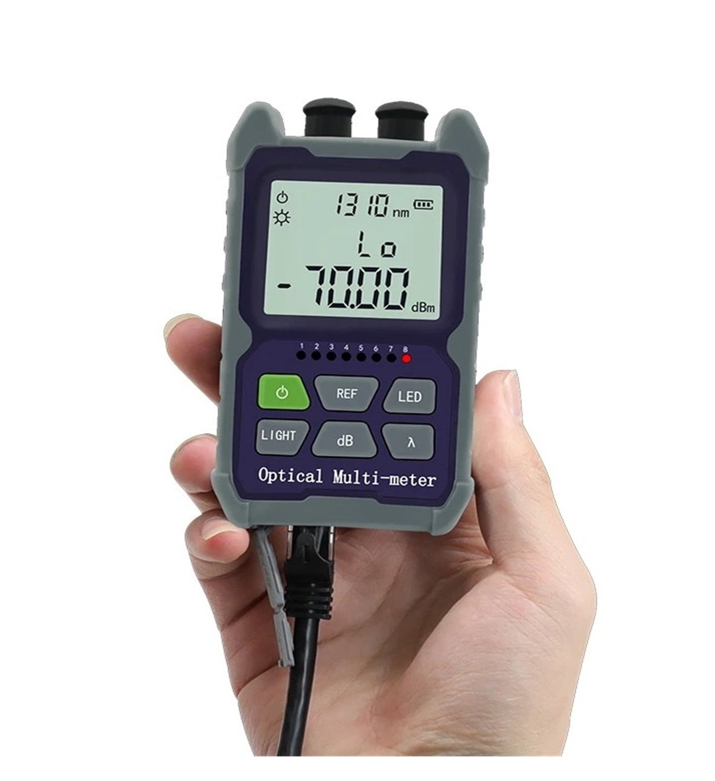4 In 1 Optical Power Meter Fc Port Tester VFL5km 15km 30km Gigabit ...