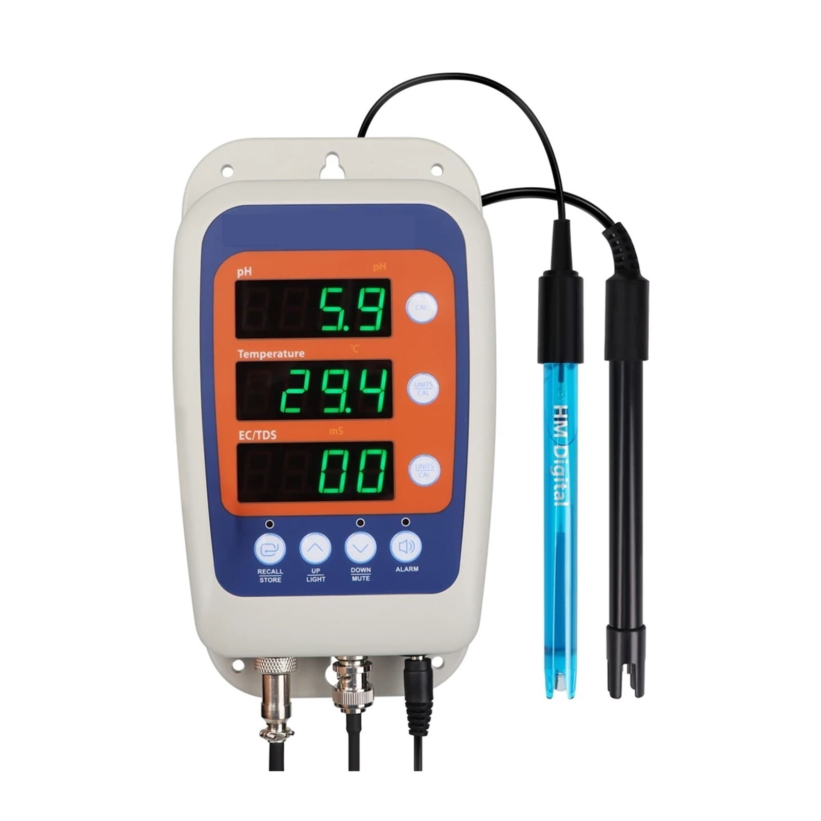 4 In 1 PH Water Quality Tester Temp EC ORP Monitor Conductivity Meter ...