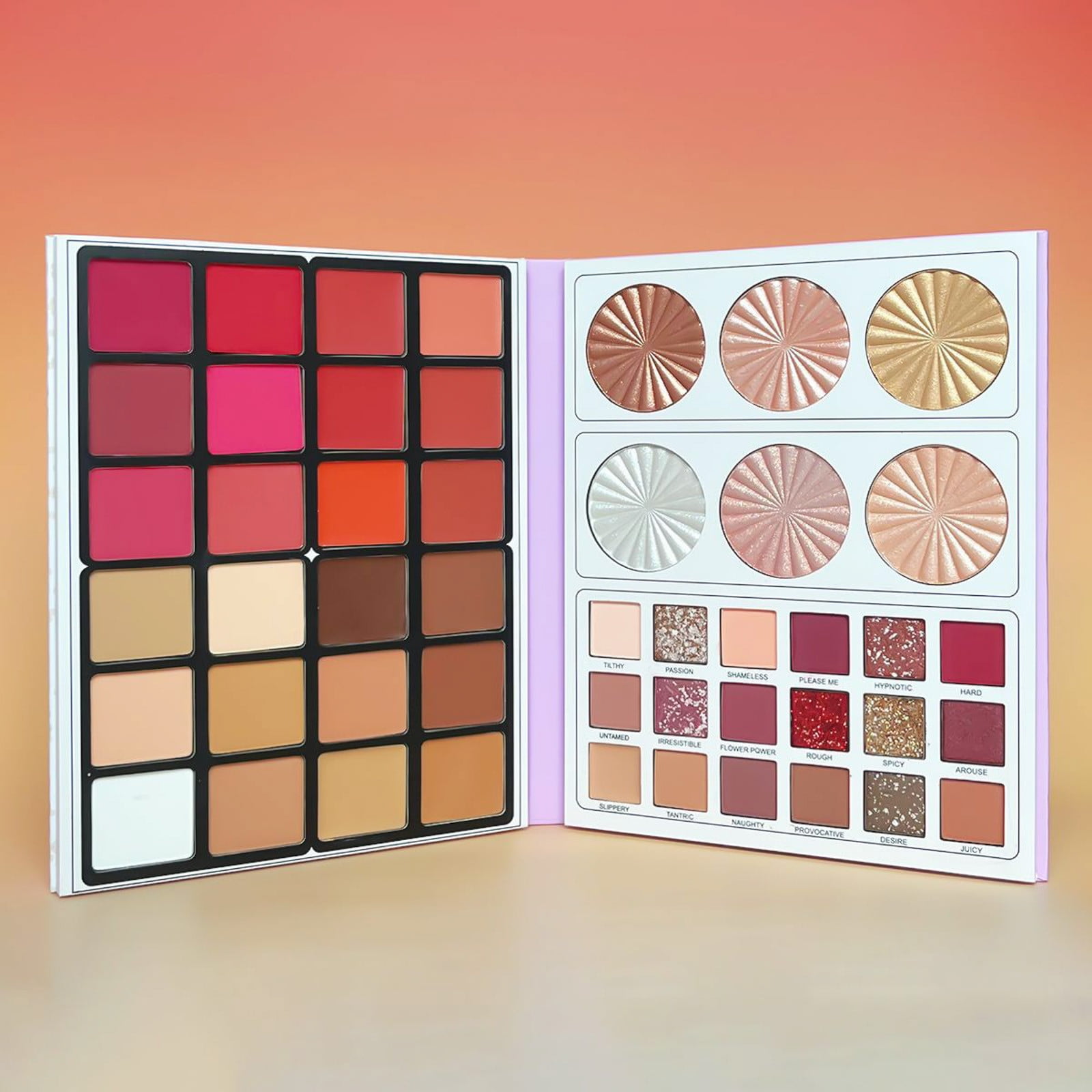 4 In 1 Professional Makeup Palette, All in One 48 Colors Makeup Kit ...