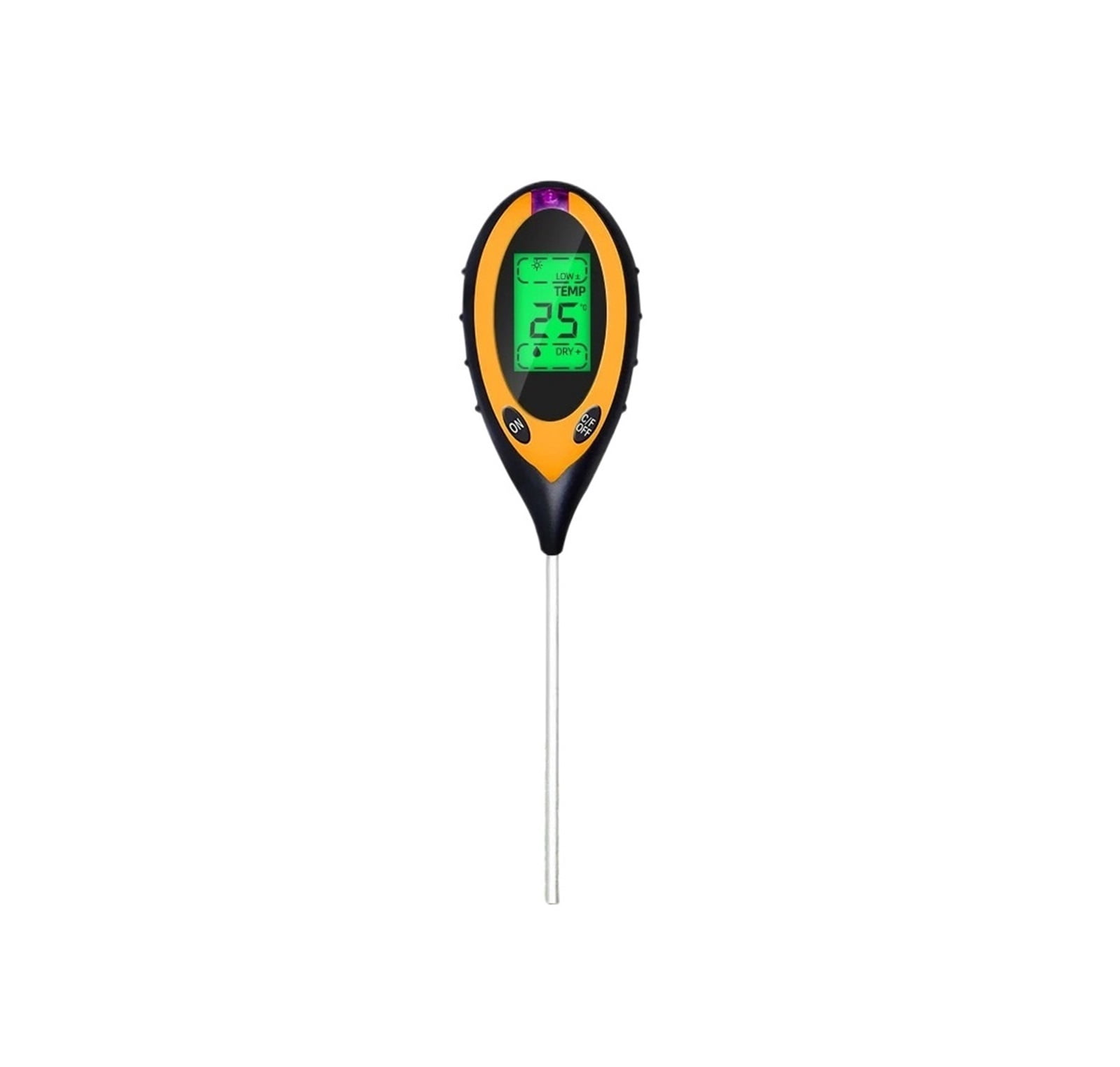 4 In 1 Soil Testers PH/Moisture/Temp/Sunlight Meter Flowers Moisture ...