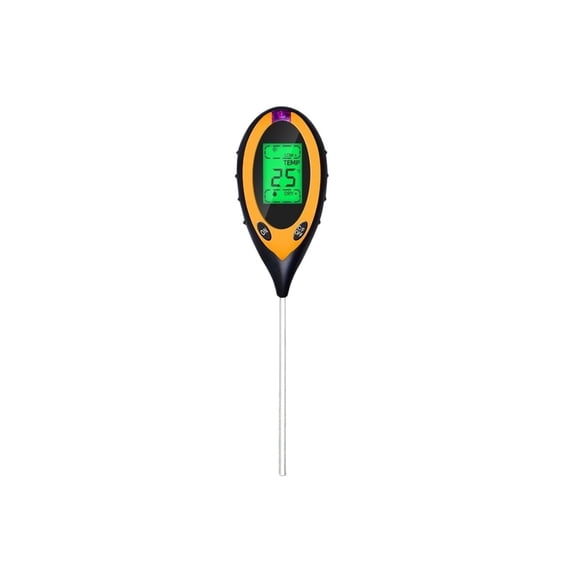4 In 1 Soil Testers PH/Moisture/Temp/Sunlight Meter Flowers Moisture ...