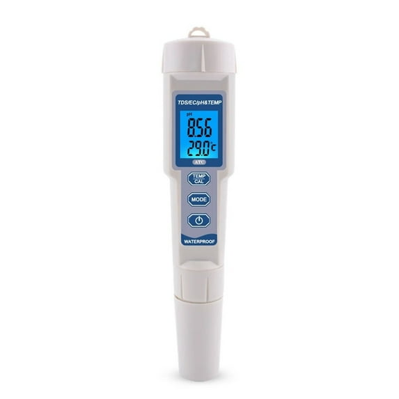 4 In 1 TDS PH Meter PH/TDS/EC/Temperature Meter Digital Water Quality ...
