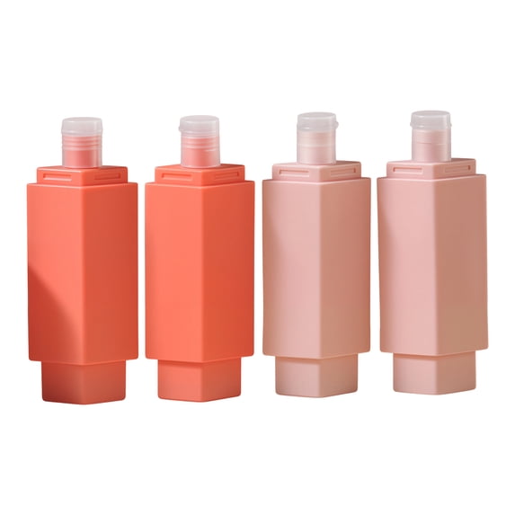 4 In 1 Travel Dispenser Bottles Set Leak Proof Portable Toiletry ...