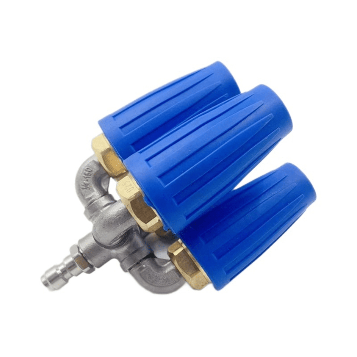 4-In-1 Turbine Nozzle Pressure Washer,2.0 Orifice Quadruple,360° Swivel Nozzle,1/4inch pwm25 ...