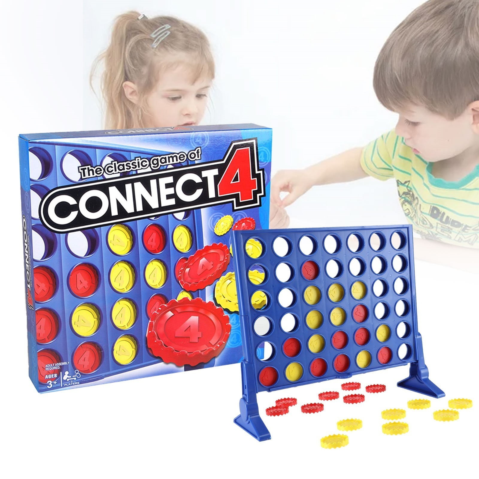 4 In A Row Game Classic Board Game | Family Fun for Kids & Adults ...
