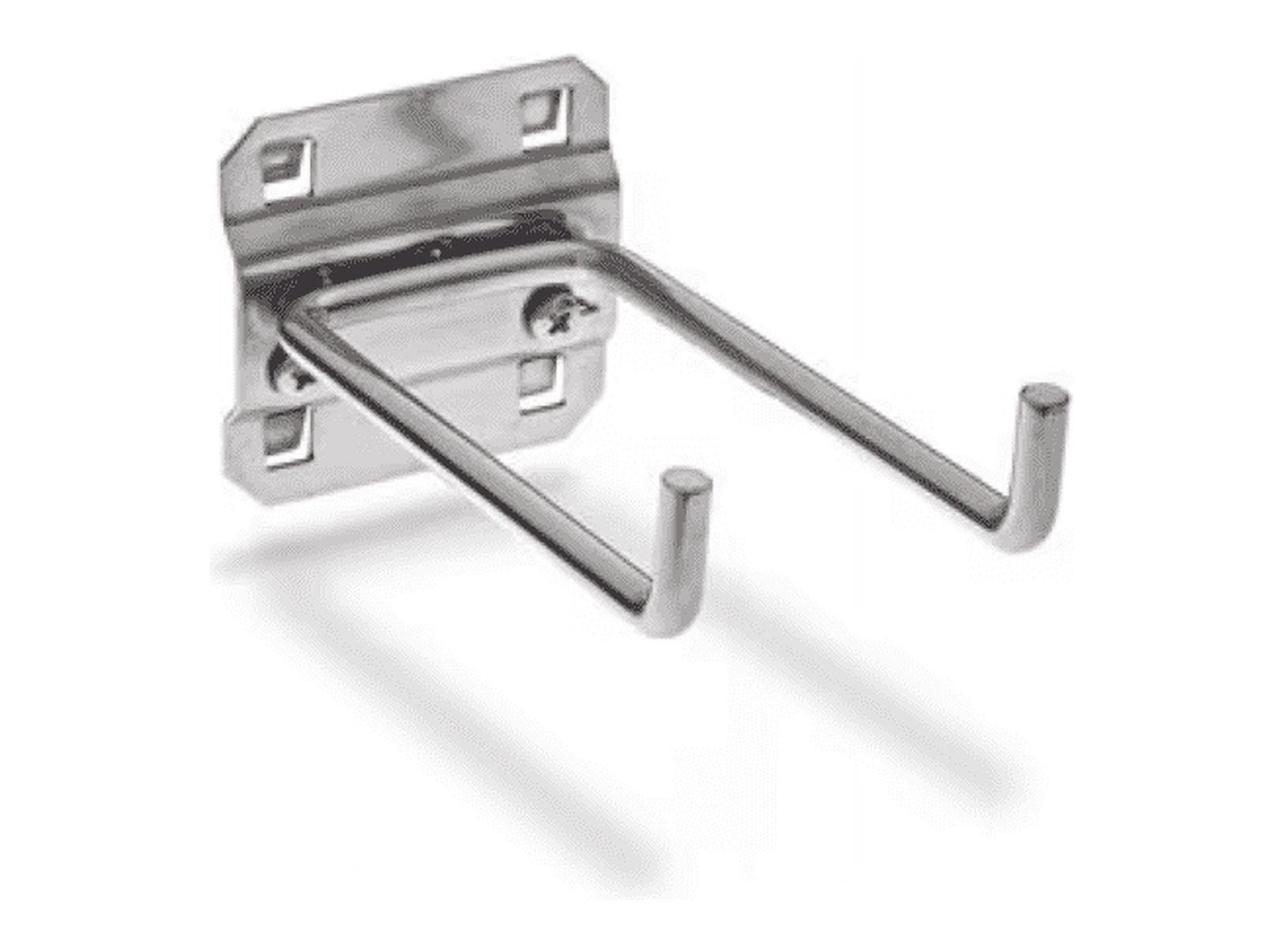 4 In. Double Rod 90 Degree Bend 1/4 In. Dia. Stainless Steel Pegboard ...