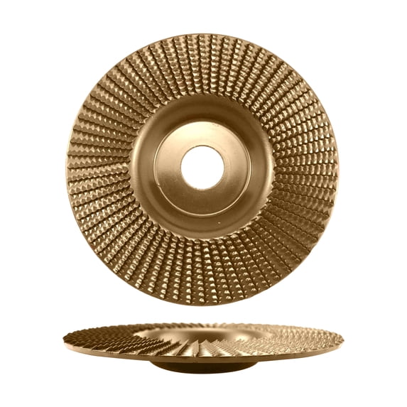 4 In Flat Wood Carving Disc, Level Face Shaping and Stock Removal Wheel ...