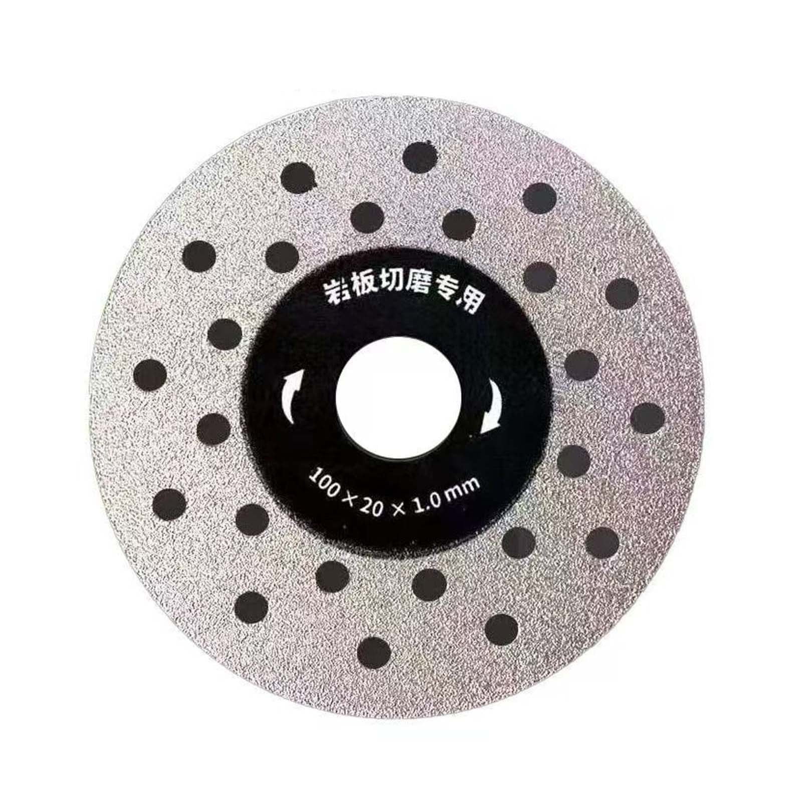 4 In Porous Widened Cutting Blade for Stone, Ceramic Tile & Rock Slab ...