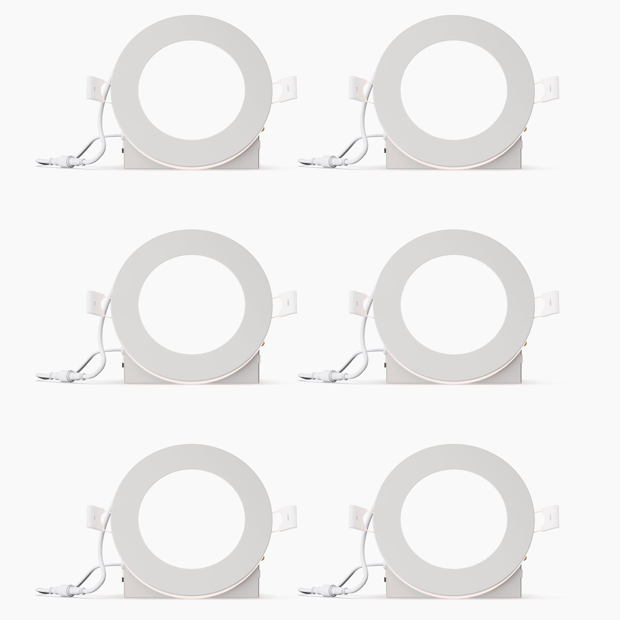 4 In Slim Recessed LED Downlight with Night Light 5CCT Selectable White ...